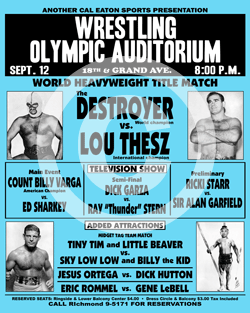 Posters from the Golden Age of Wrestling