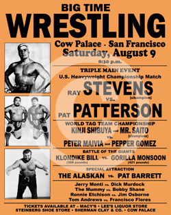 Posters from the Golden Age of Wrestling