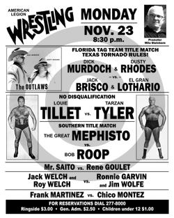 Posters from the Golden Age of Wrestling