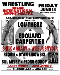 Posters from the Golden Age of Wrestling