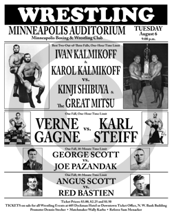 Posters from the Golden Age of Wrestling